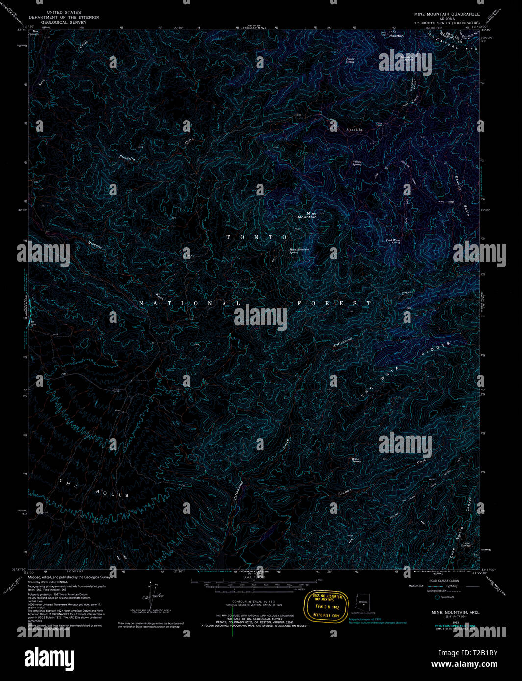 Arizona mine map hi-res stock photography and images - Alamy