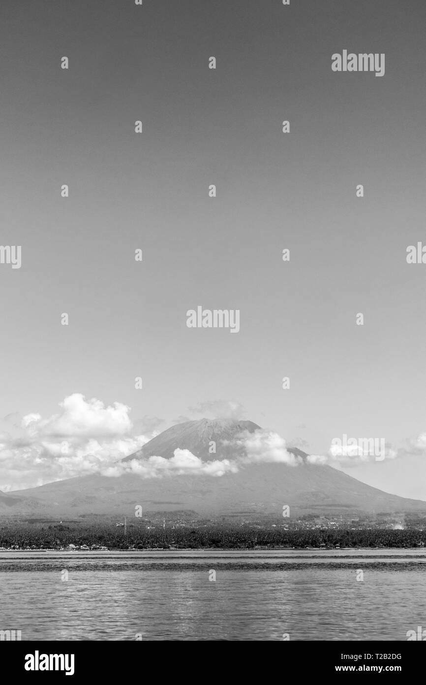 Natural view sea sky Black and White Stock Photos & Images - Alamy