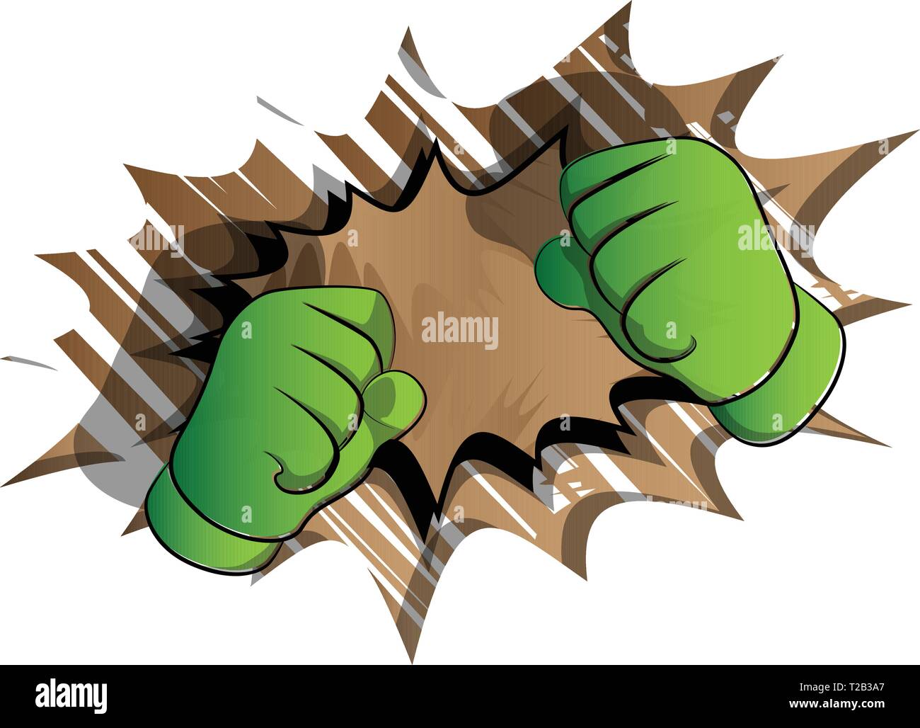 Hulk Hand Vector