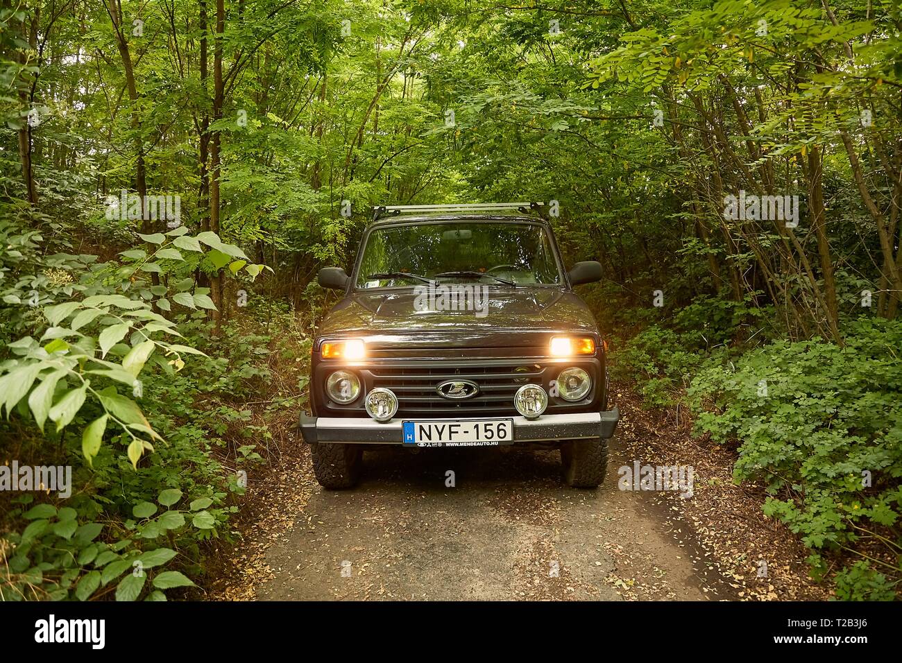 Lada 4x4 Niva Stock Photo - Alamy