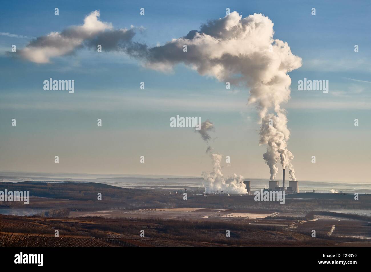Power Plant Smoke Stock Photo - Alamy