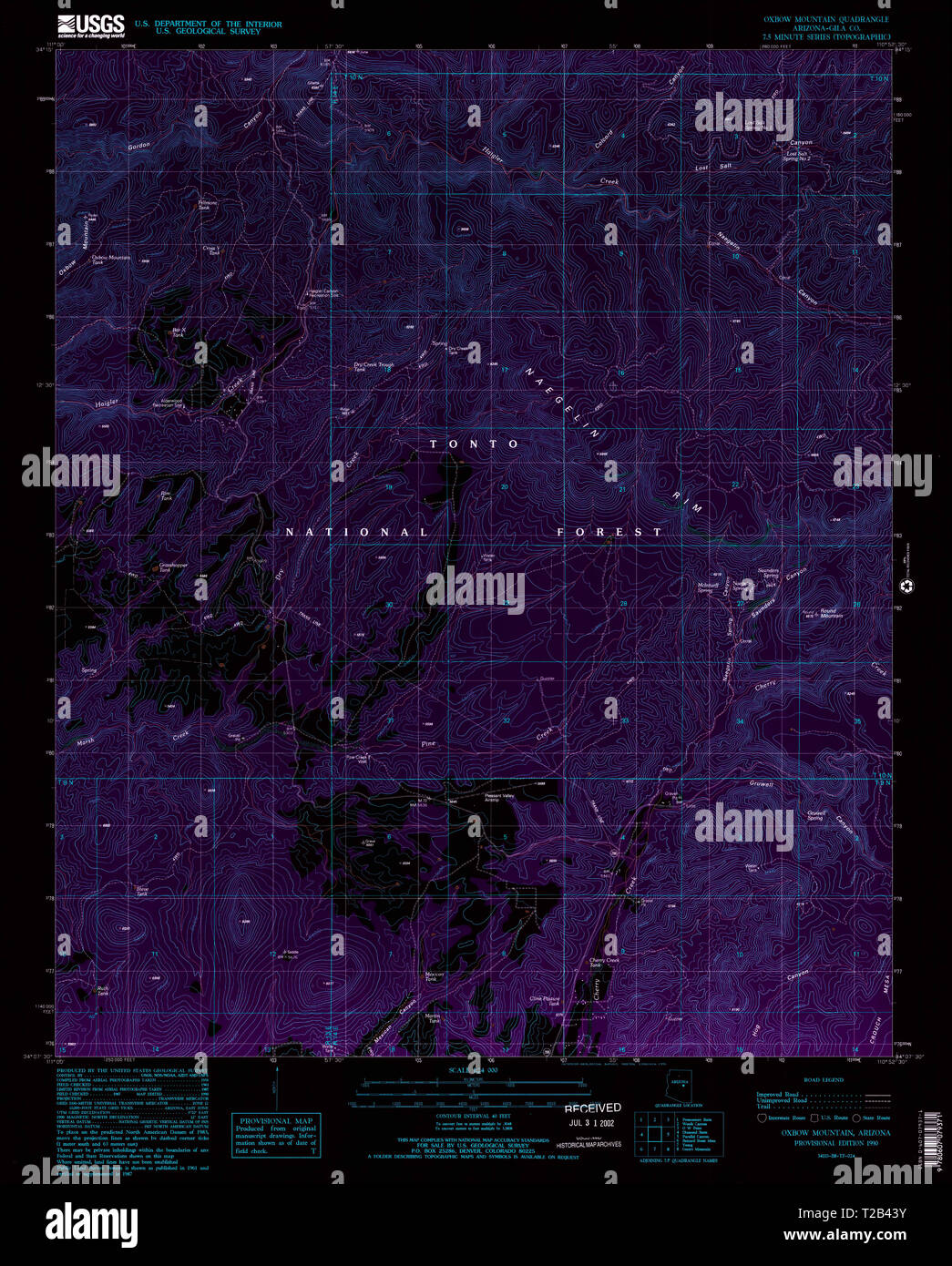 Map of oxbow hi-res stock photography and images - Alamy