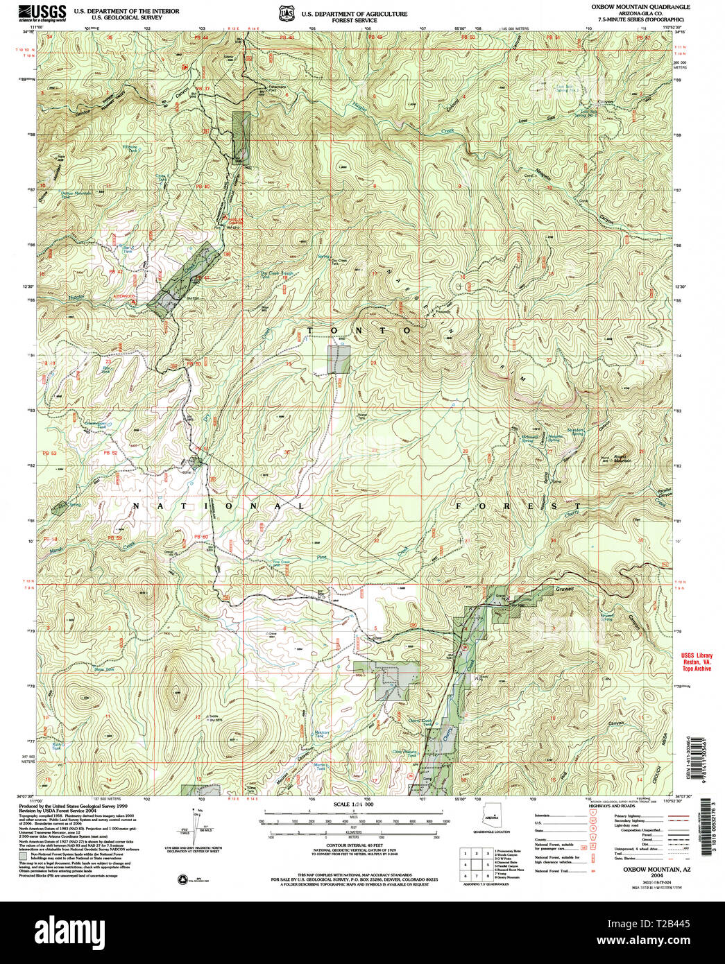 Map of oxbow hi-res stock photography and images - Alamy