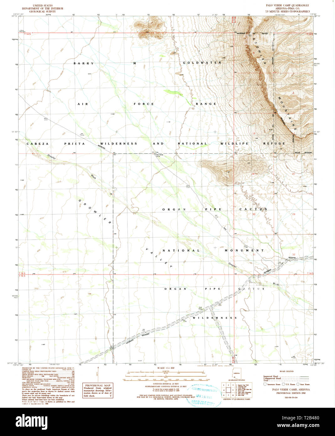 Map of camp verde hi-res stock photography and images - Alamy