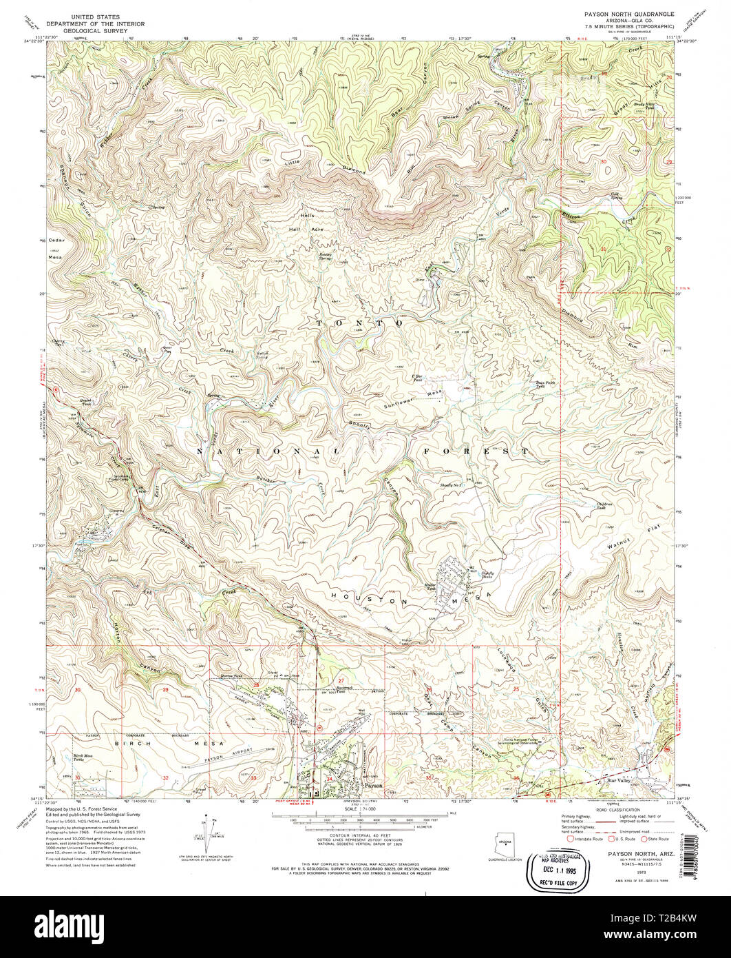 Payson map hi-res stock photography and images - Alamy
