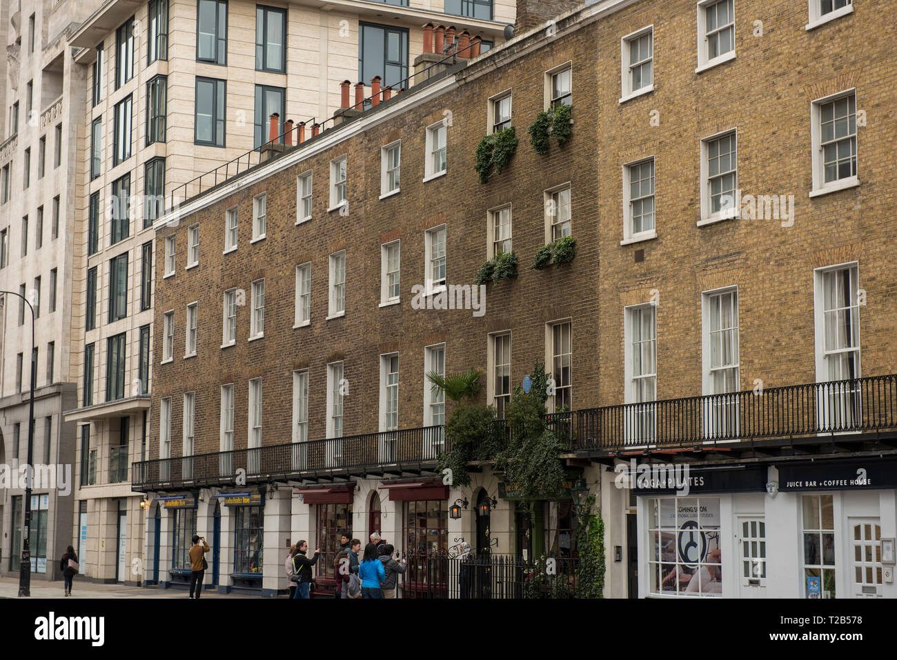 LONDON, UK - MARCH 22, 2019: 221B Baker Street is the London address ...