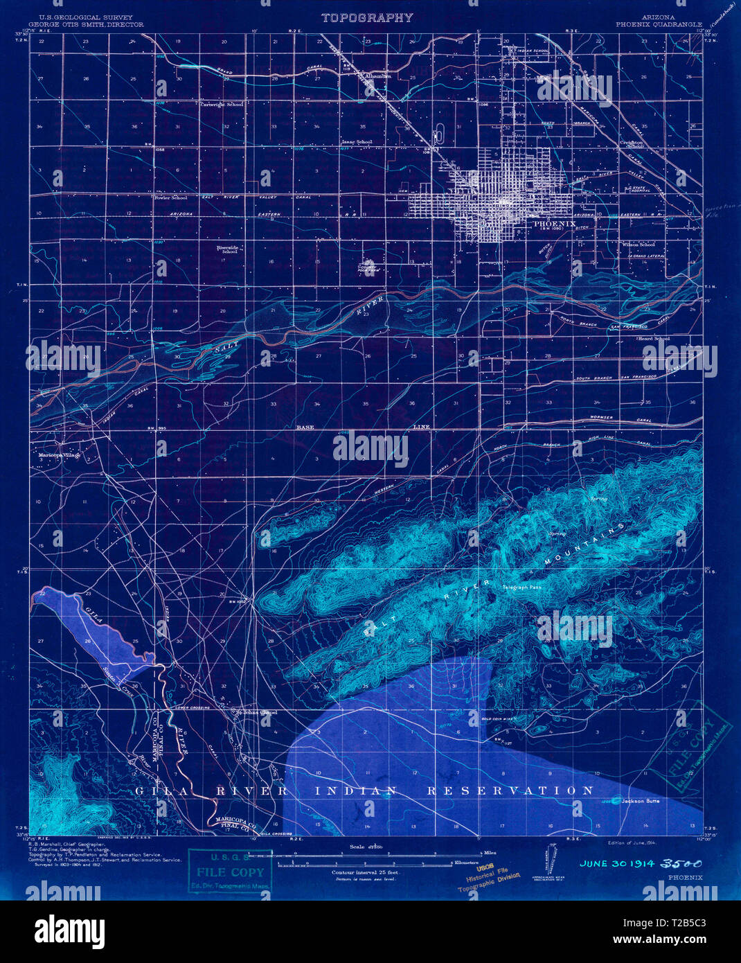 Phoenix az map hi-res stock photography and images - Alamy