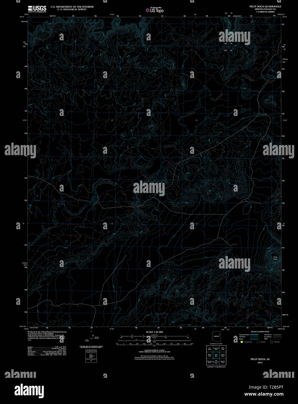 Pilot rock map hi-res stock photography and images - Alamy