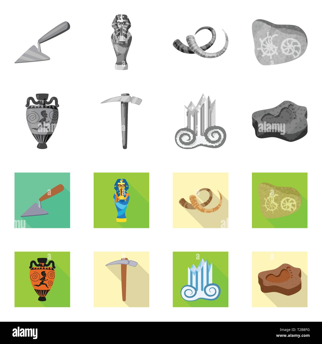 tool,sarcophagus,horn,rock,amphora,pickaxe,architecture,trowel,pharaoh ...