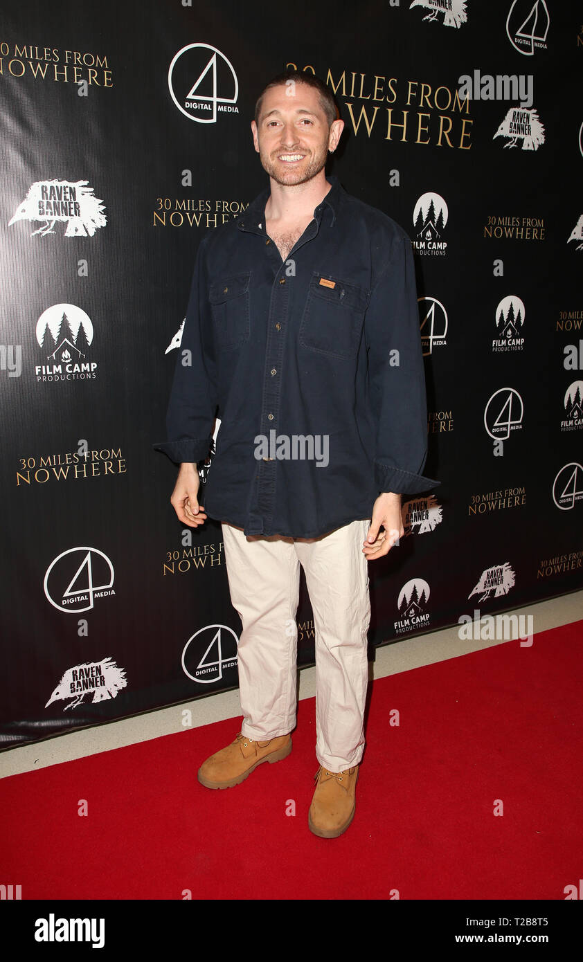 Film premiere of '30 Miles from Nowhere' - Arrivals Featuring: Lucas ...