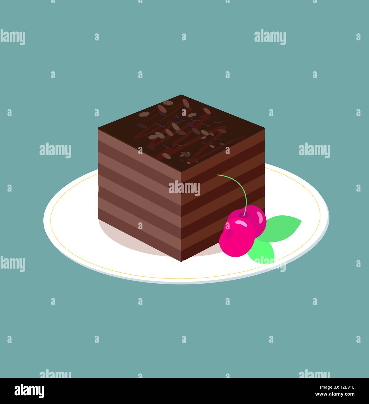 Sponge cake texture Stock Vector Images - Alamy