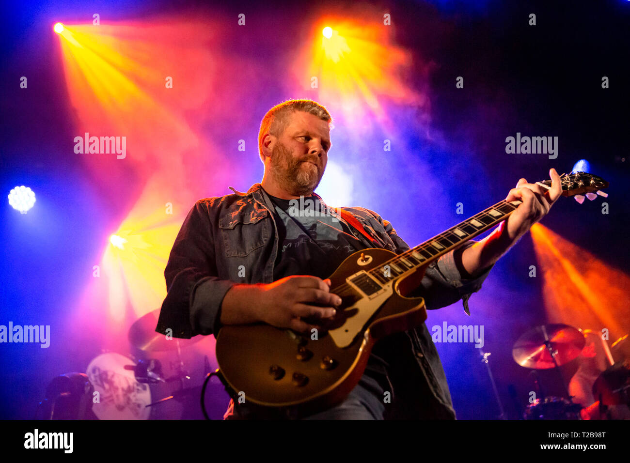 Norway, Bergen - March 30, 2019. The Norwegian pop band Pogo Pops ...