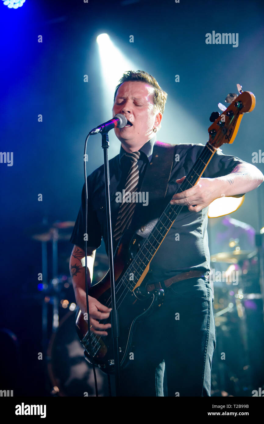 Norway, Bergen - March 30, 2019. The Norwegian pop band Pogo Pops ...