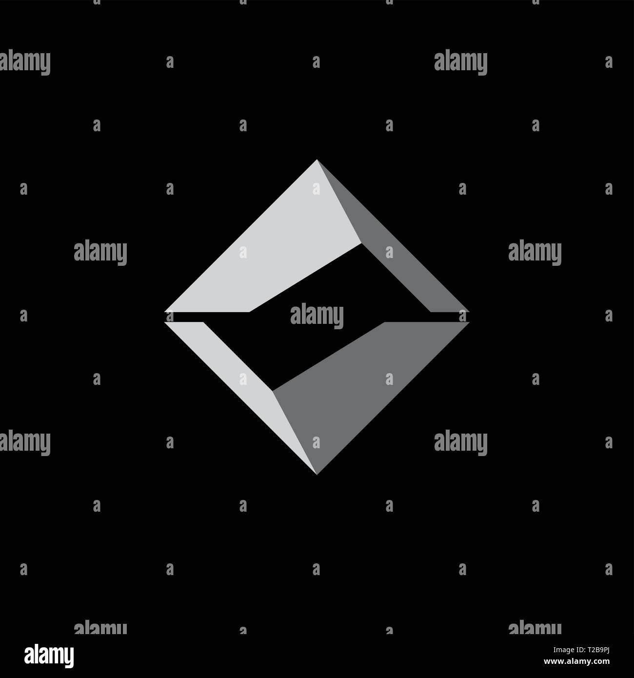 simple geometric clear vector for business symbol logo vector Stock ...