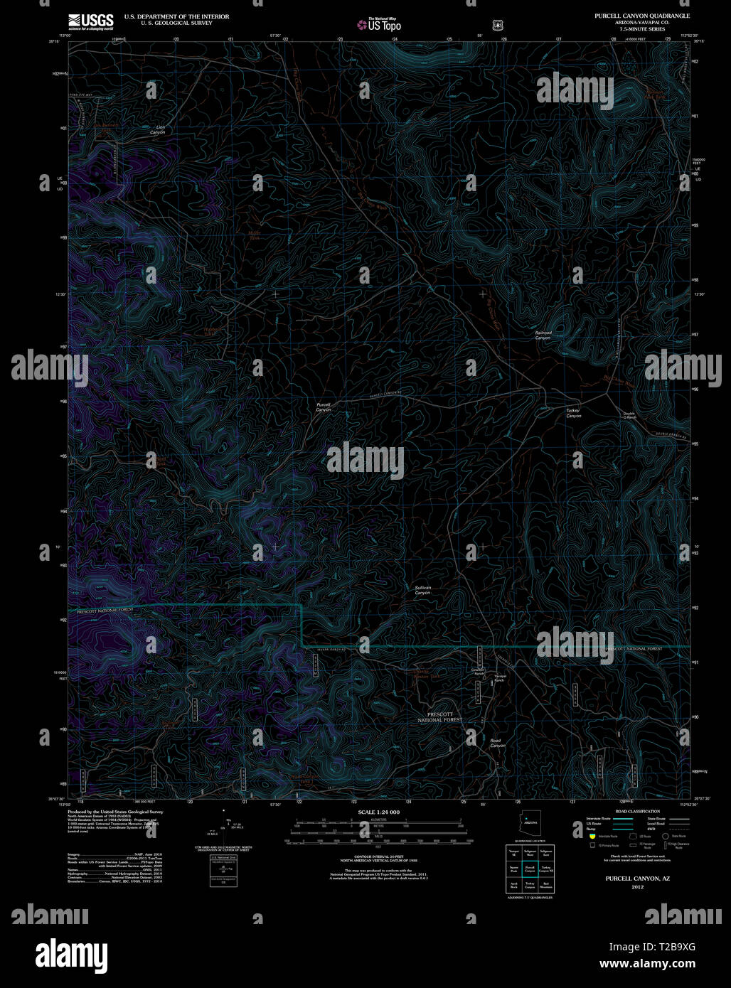 Purcell map hi-res stock photography and images - Alamy