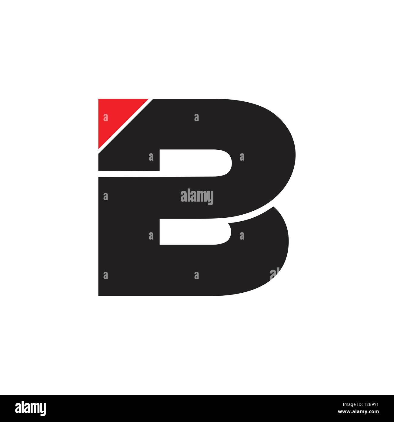 letter pb simple geometric line logo vector Stock Vector Image & Art ...