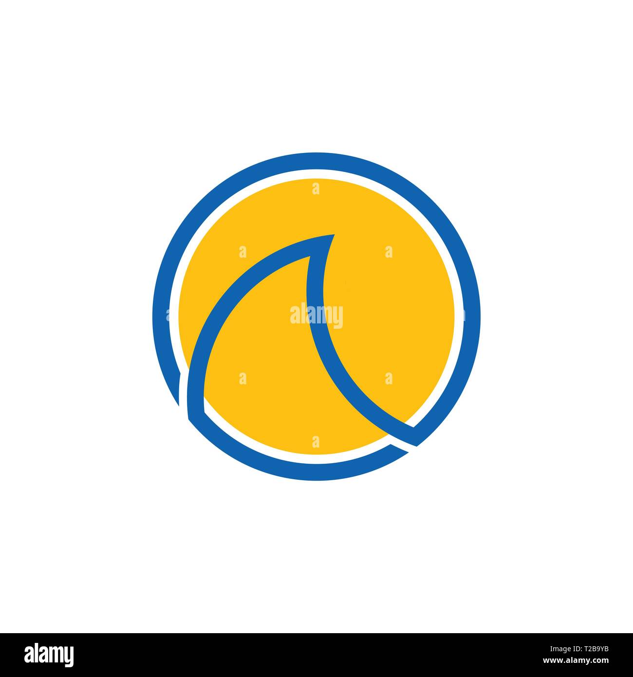 sun waves geometric line logo vector Stock Vector Image & Art - Alamy