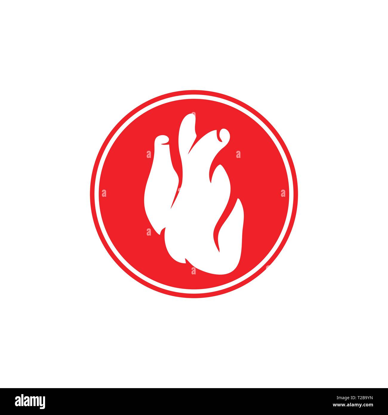 Human heart icon simple Stock Vector Images - Alamy