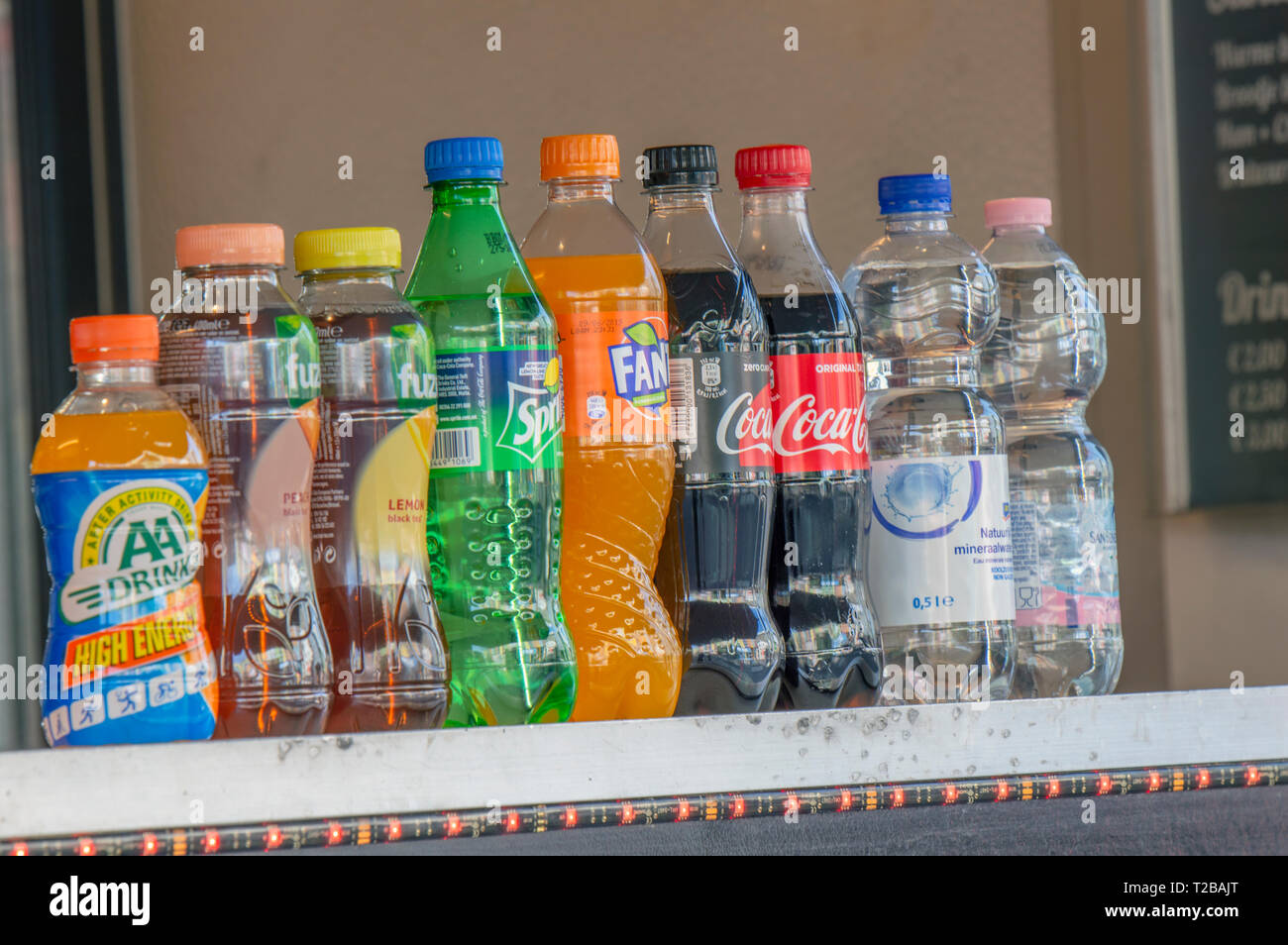 Selling Soda Drinks At Amsterdam The Netherlands 2019 Stock Photo - Alamy