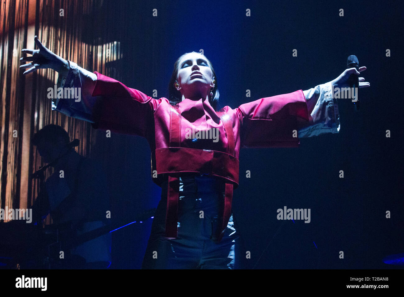 Norway, Oslo - March 30, 2019. The Norwegian indie pop band Highasakite ...