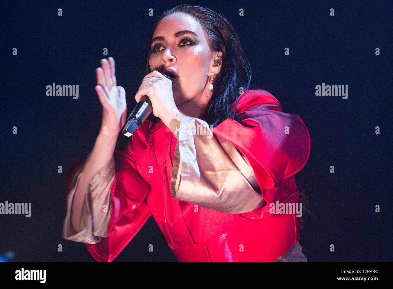 Norway, Oslo - March 30, 2019. The Norwegian indie pop band Highasakite ...
