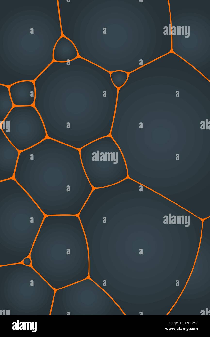 Abstract background of geometric cells of natural form Stock Vector ...