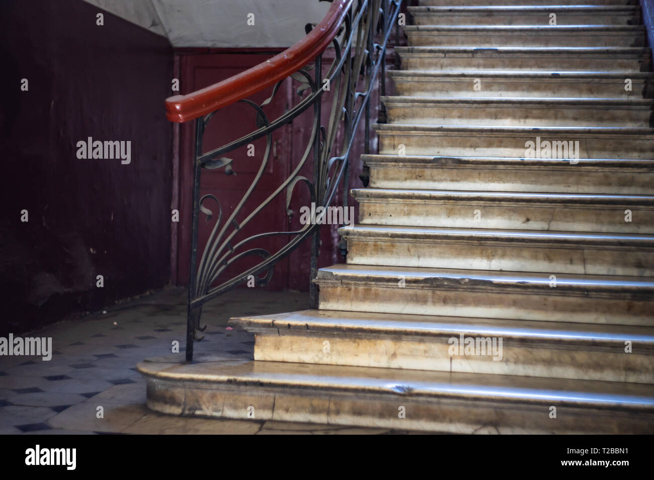 Old forged stairs hi-res stock photography and images - Alamy