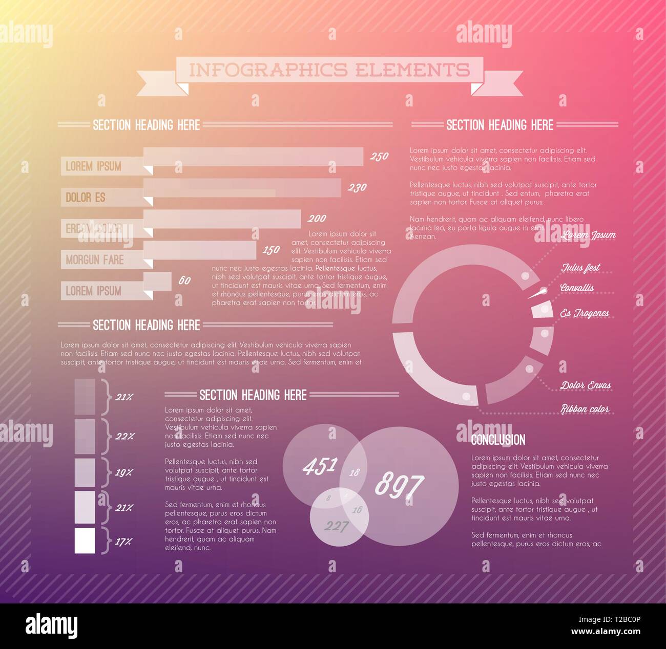 White transparent Vector set of Infographic elements for your documents ...