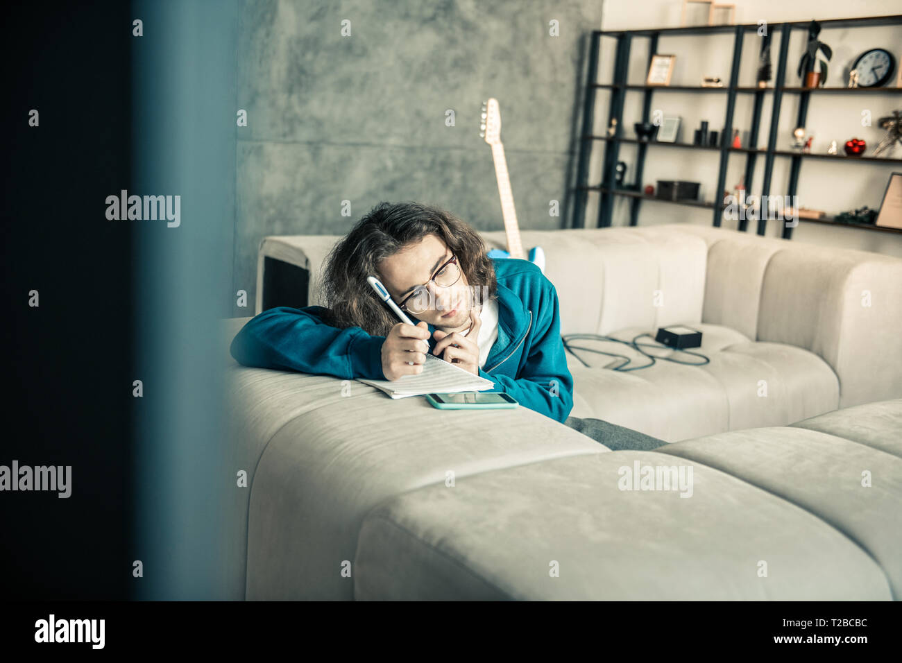 Tired musician hi-res stock photography and images - Alamy