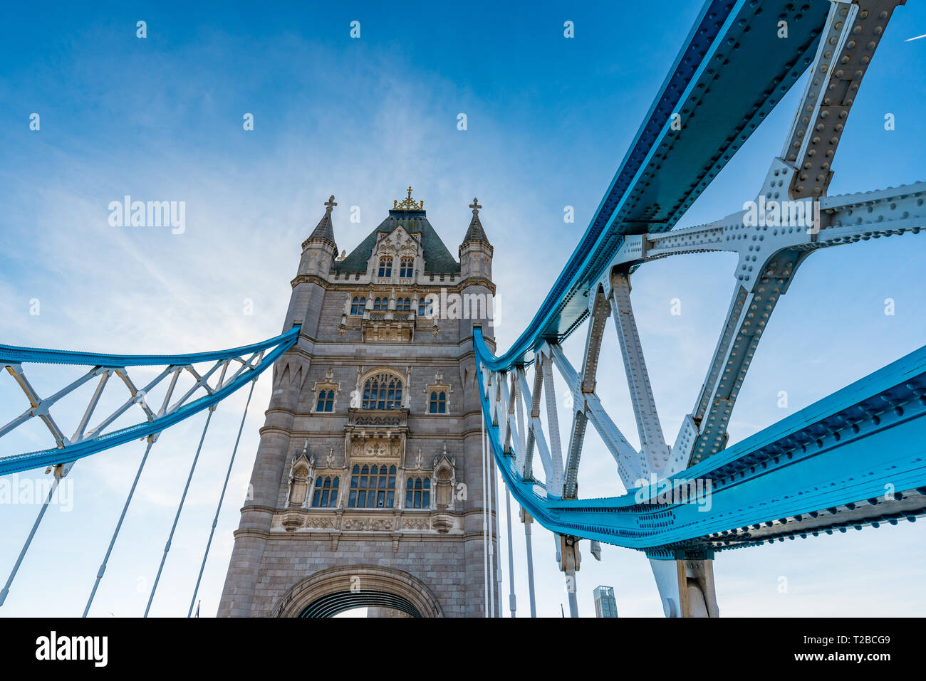 A view of Tower Bridge in London Stock Photo - Alamy