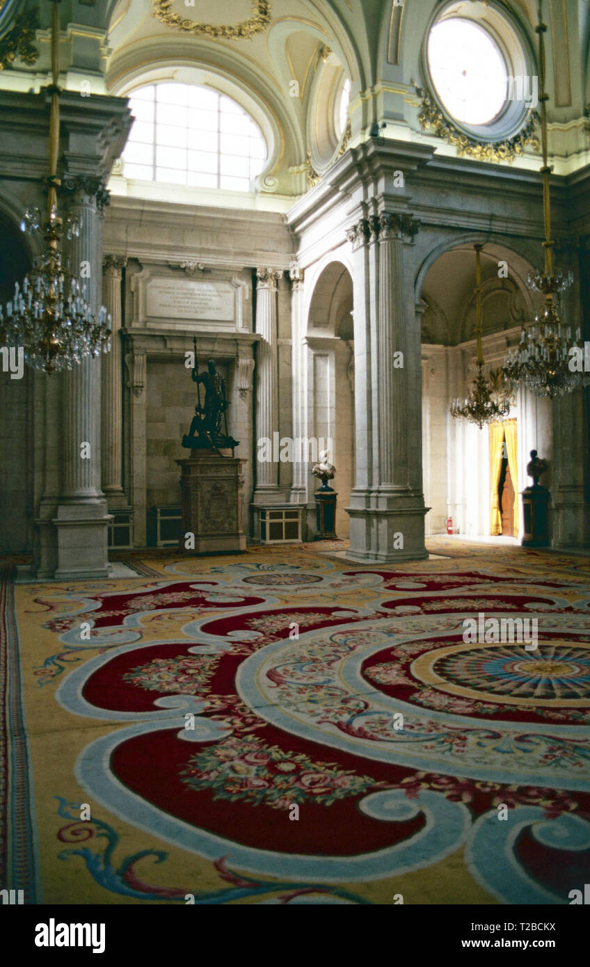 Hall of Columns,Royal Palace of Madrid,Spain Stock Photo - Alamy