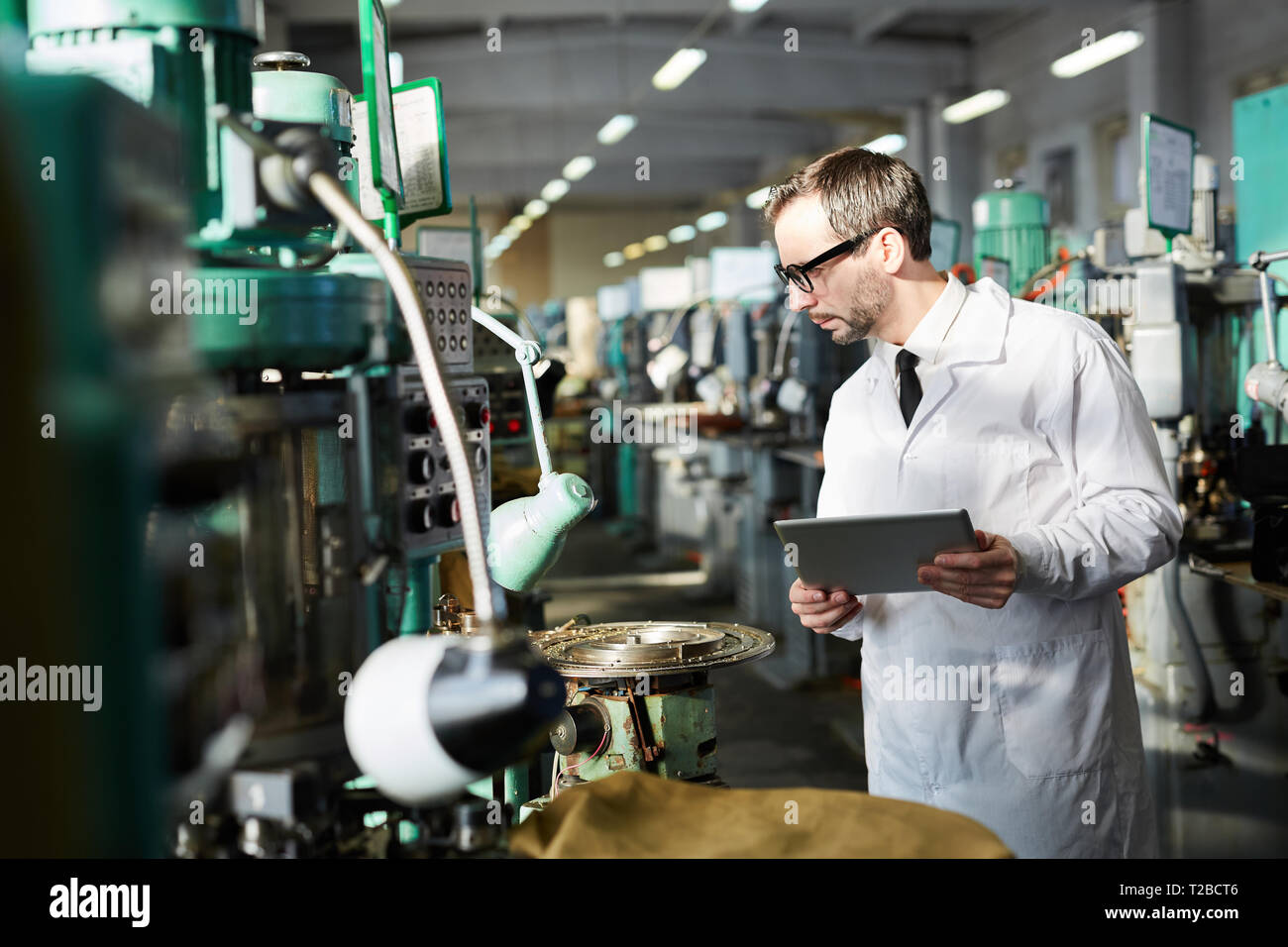 Quality Control at Factory Stock Photo - Alamy