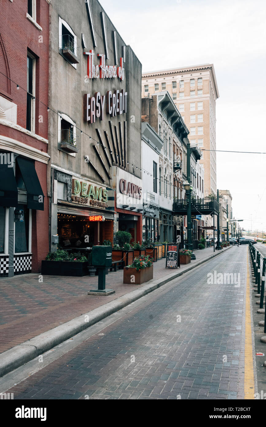 Downtown main street in houston hi-res stock photography and images - Alamy