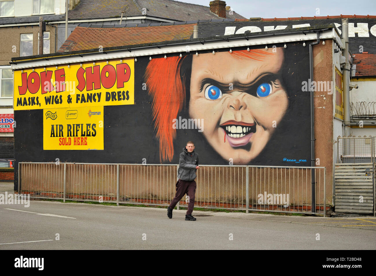 Advertising poster blackpool hi-res stock photography and images - Alamy