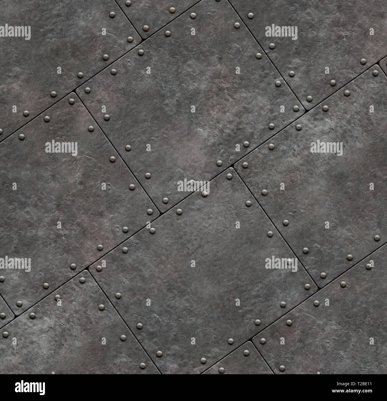 armor rustic shields with rivets as metal background Stock Photo - Alamy