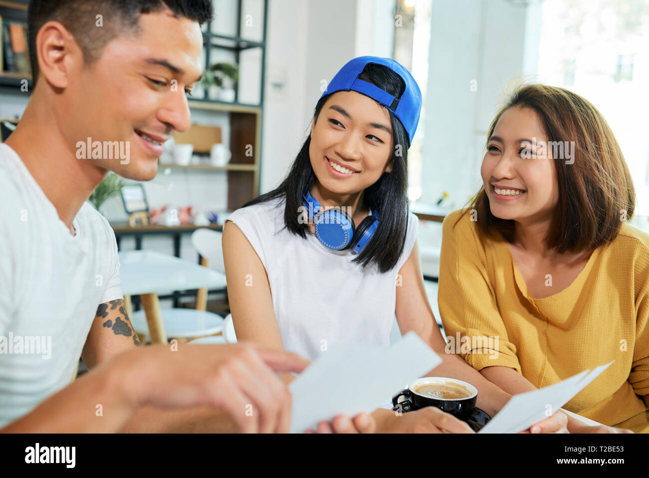 Meeting of creative people Stock Photo - Alamy