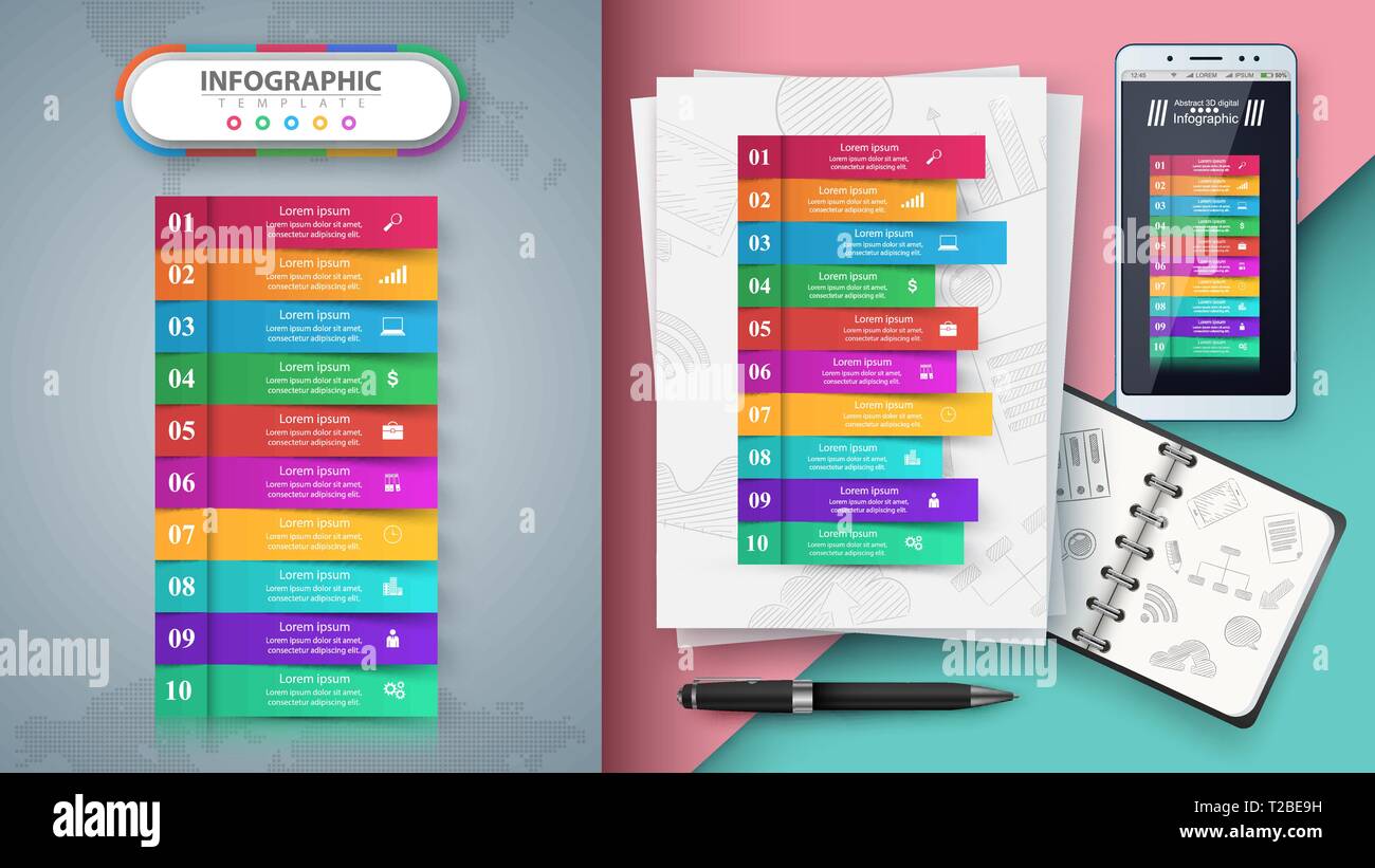 Business infographic. Mockup for your idea Stock Vector Image & Art - Alamy