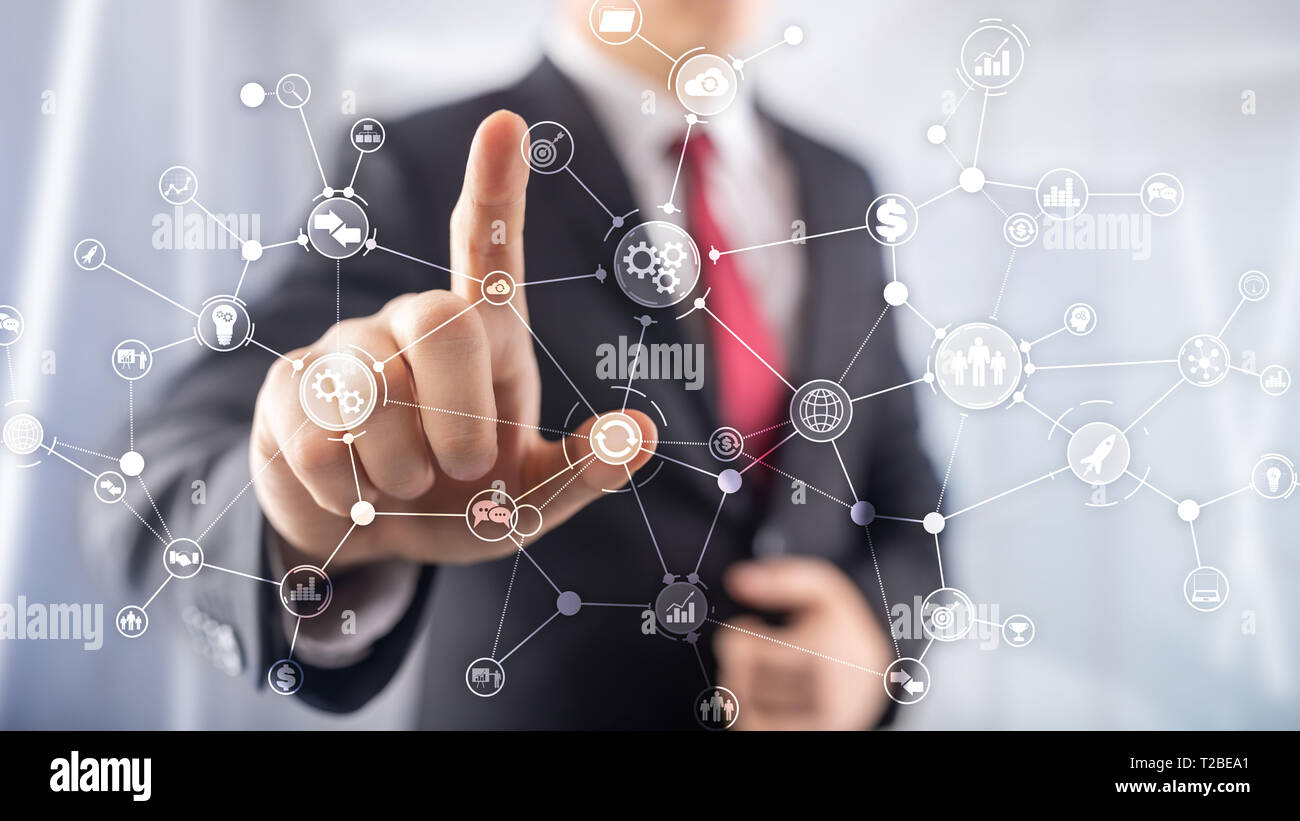 Business process structure industrial workflow diagram automation ...