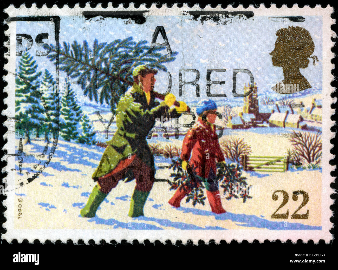 Postage stamp from the United Kingdom and Northern Ireland in the ...