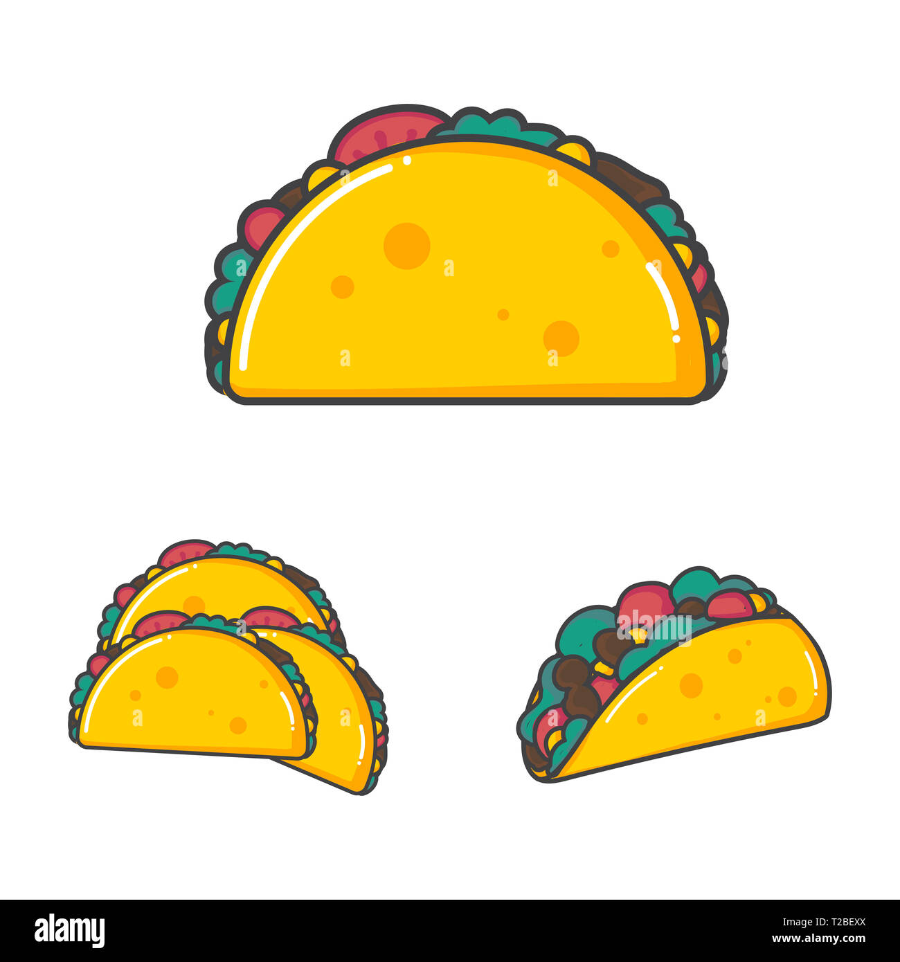Real Taco Vector