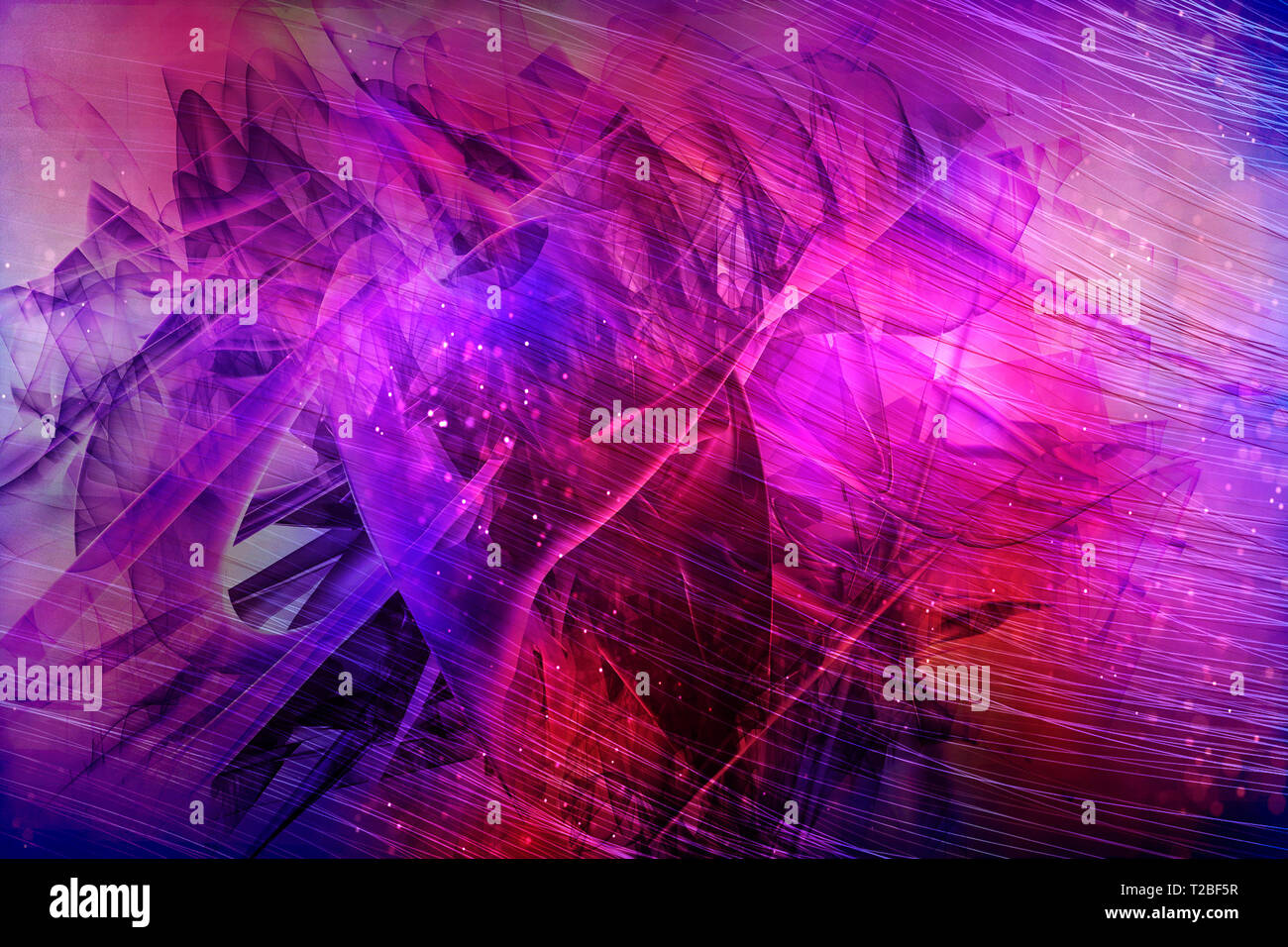 Artistic abstract dramatic artwork on a multicolored dramatic abstract ...