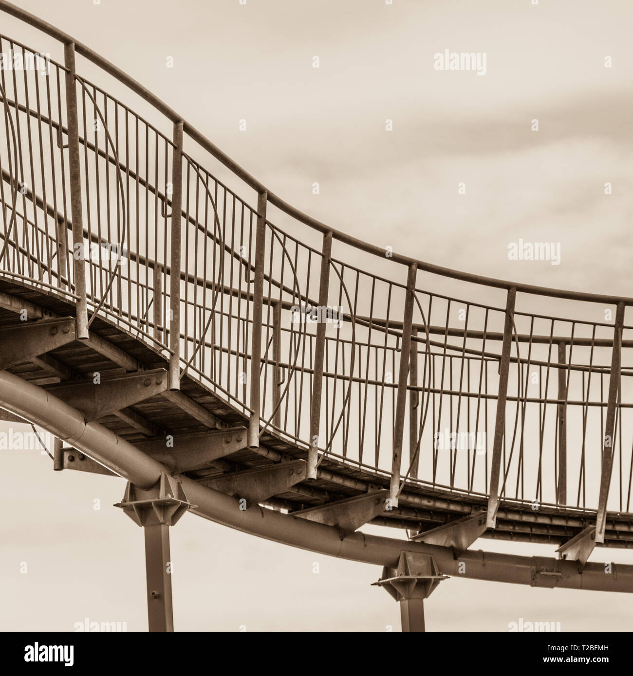Silhouette of handrail hi-res stock photography and images - Alamy