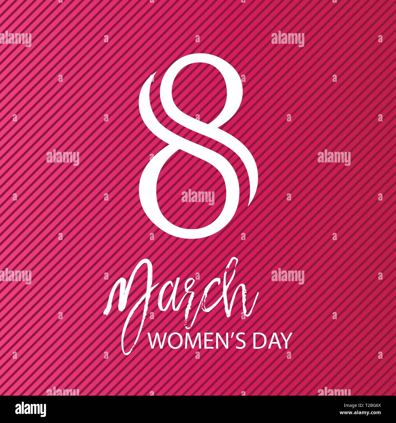8 March logo vector design with international women's day background ...
