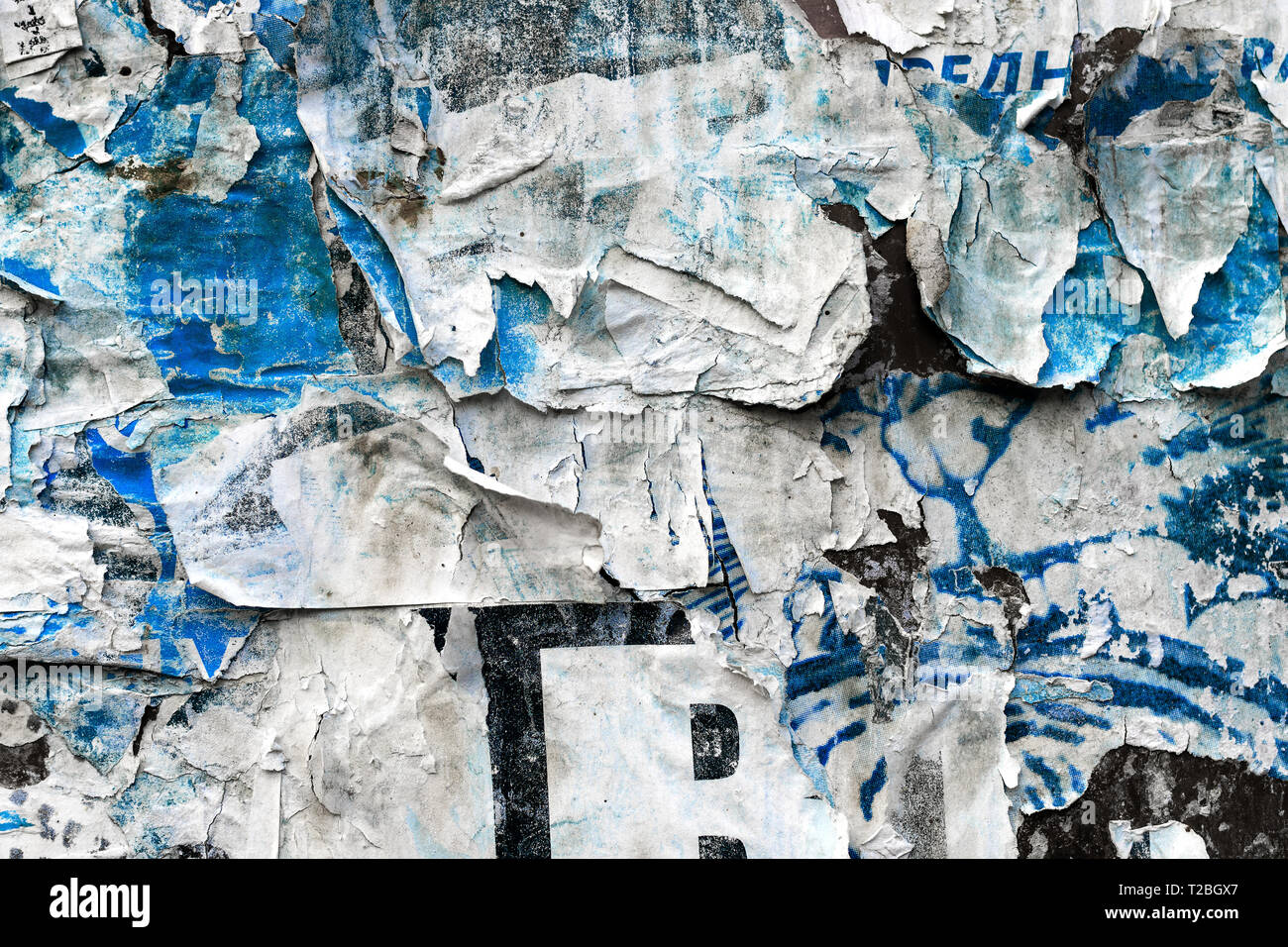 Ripped torn wall poster hi-res stock photography and images - Alamy