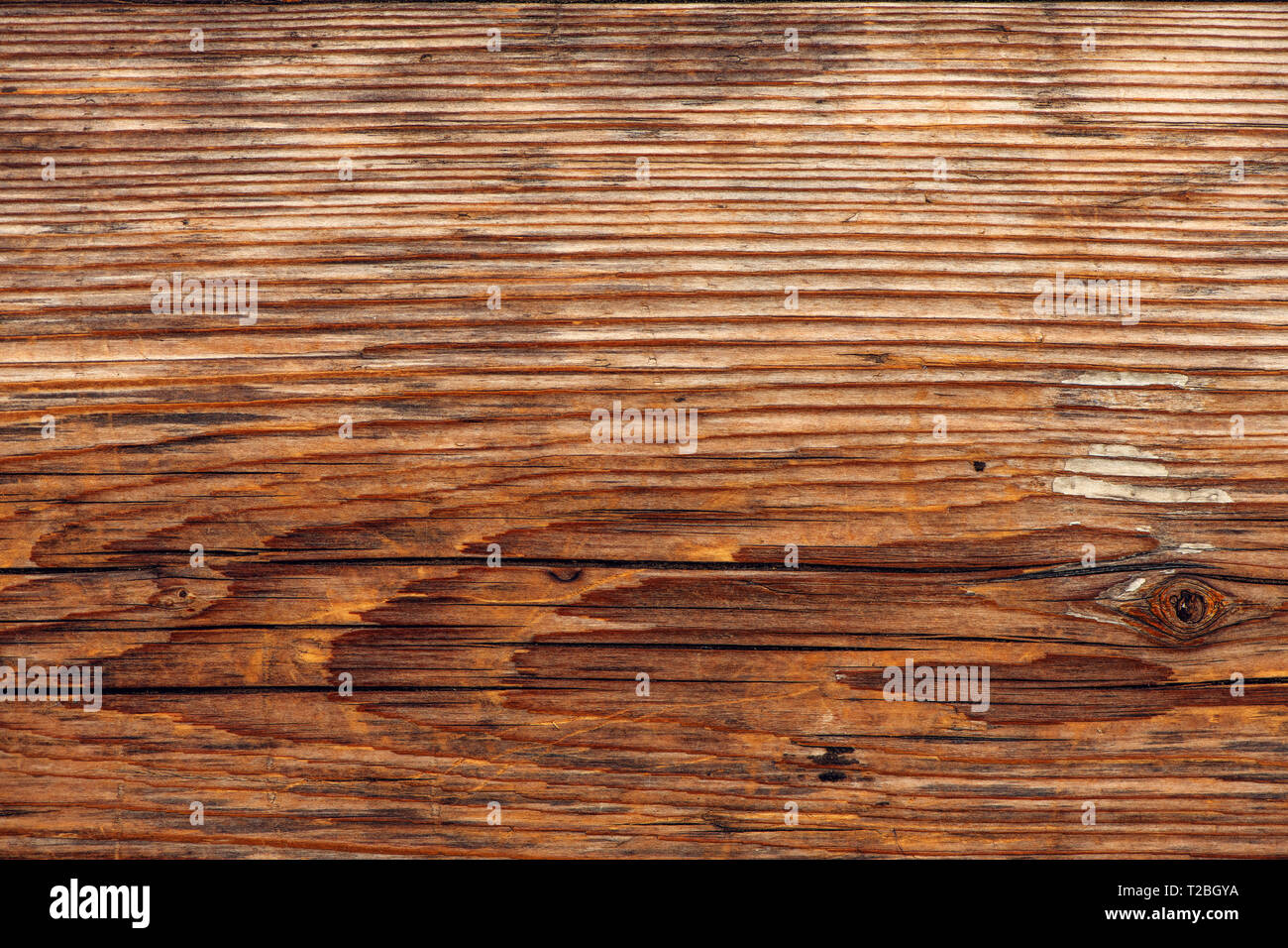 Rustic oak wood plank texture as background Stock Photo - Alamy