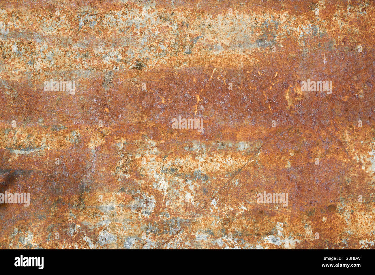 old weathered oxidated metal pattern Stock Photo - Alamy