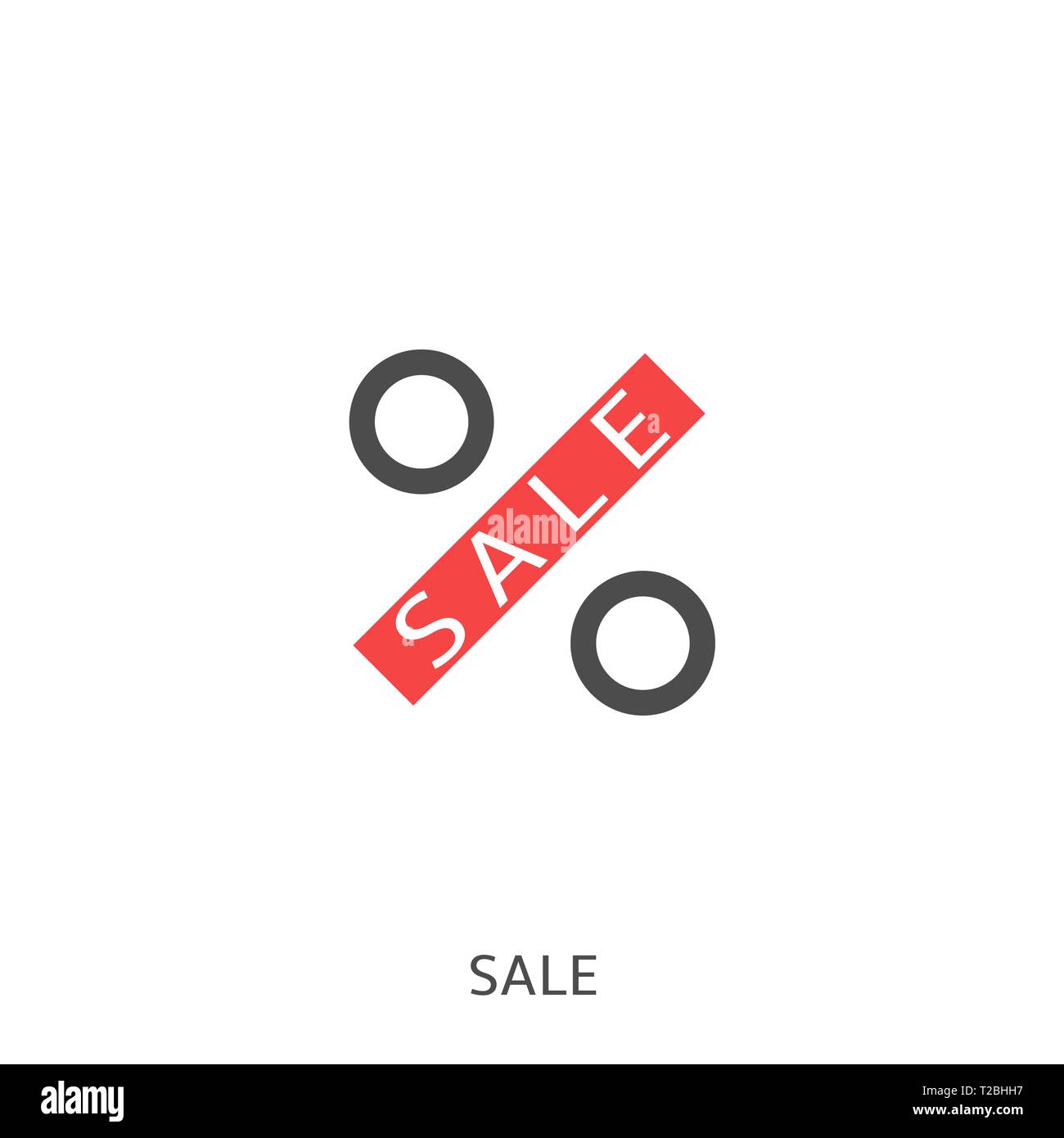 Sale. Percent symbol, promotion and advertising concept Vector ...