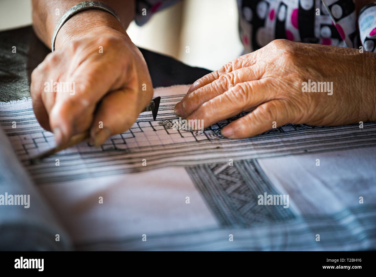 Batik process hi-res stock photography and images - Alamy