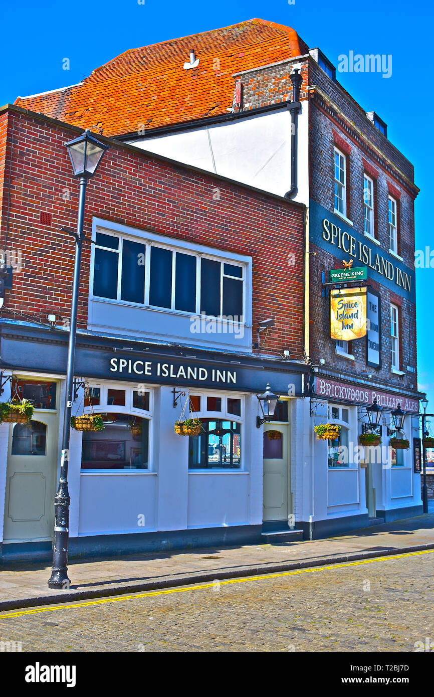 The famous Spice Island Inn occupies a corner site overlooking shipping ...