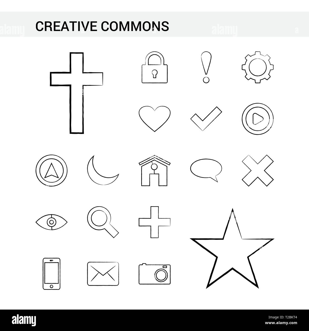 Creative commons license Cut Out Stock Images & Pictures - Alamy